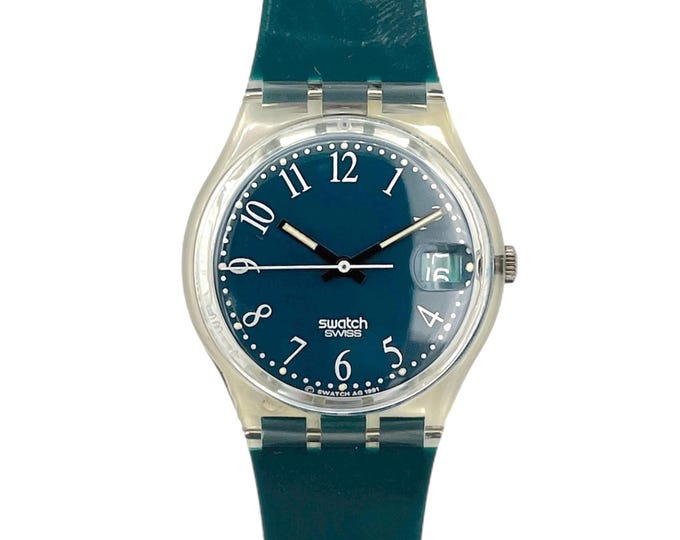 Swatch Watch New Carousel by Artist Robert Delaunay 34mm Swatch in Box ...