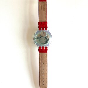 Vintage 1993 Swatch Aqua Chrono RED HARBOR SBG100 - Unworn Mint ...
