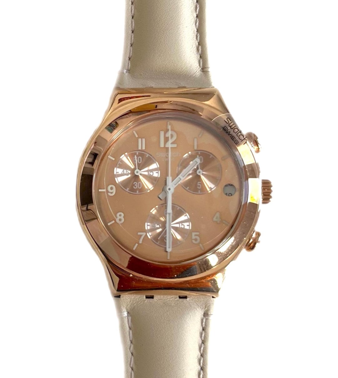 Swatch Irony Chrono ESSENTIAL YCG416 – Stylish Swiss Chronograph Watch ...