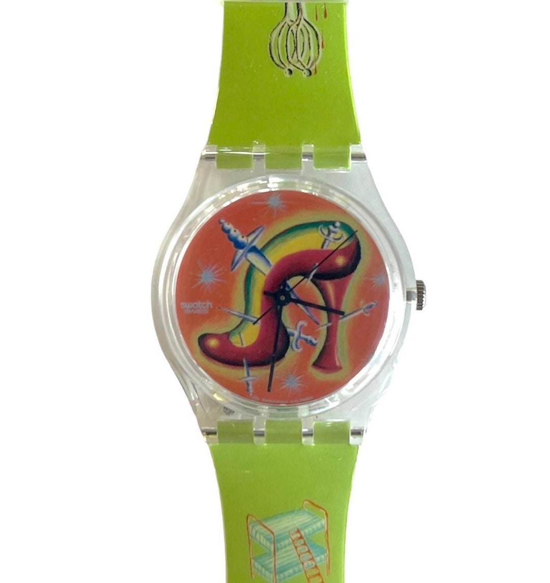 Vintage 1998 Swatch Artist Special GK270 STILETTO - by Cisco Jimenez ...