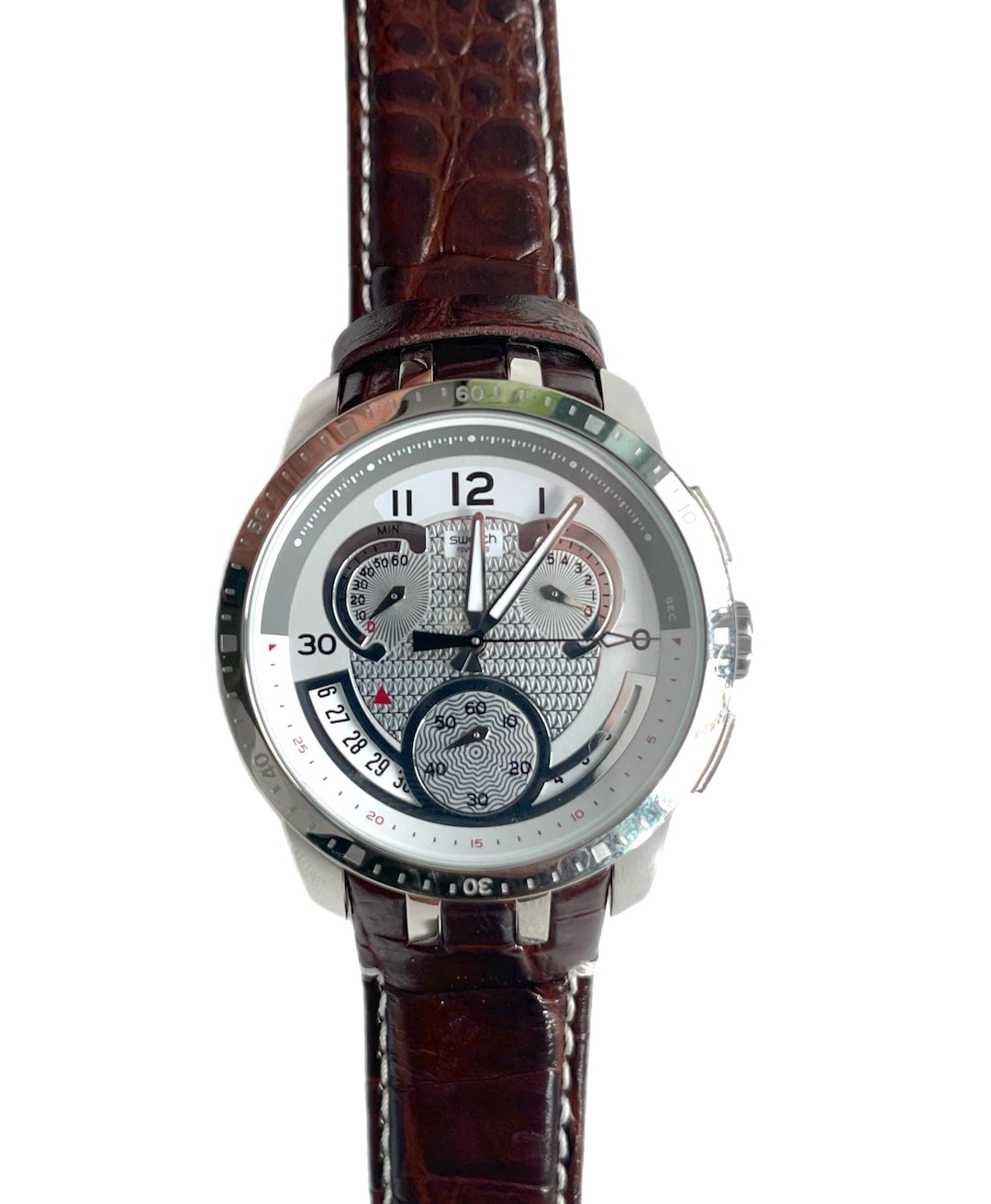 Vintage Swatch Irony Retrograde Chrono COLD HOUR YRS403 - Unworn Mint ...