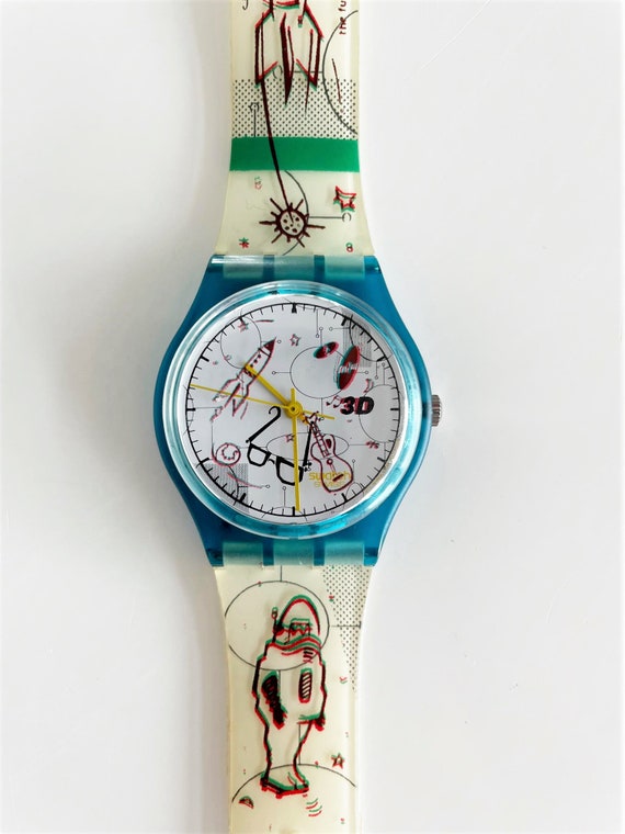 NEW : Vintage 1996 Swatch GL108 Gent 3D EXPERIENCE New and - Etsy Australia