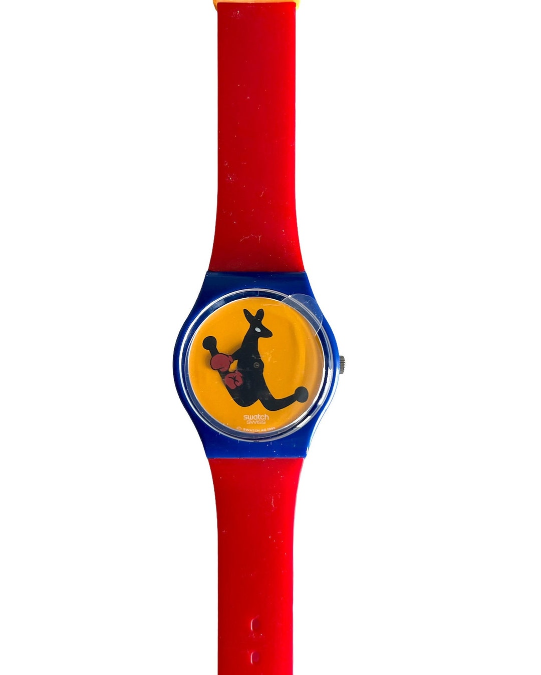 Vintage Swatch Artist Special GN163 BOXING Eduardo Arroyo Unworn Mint Condition Running With New ...