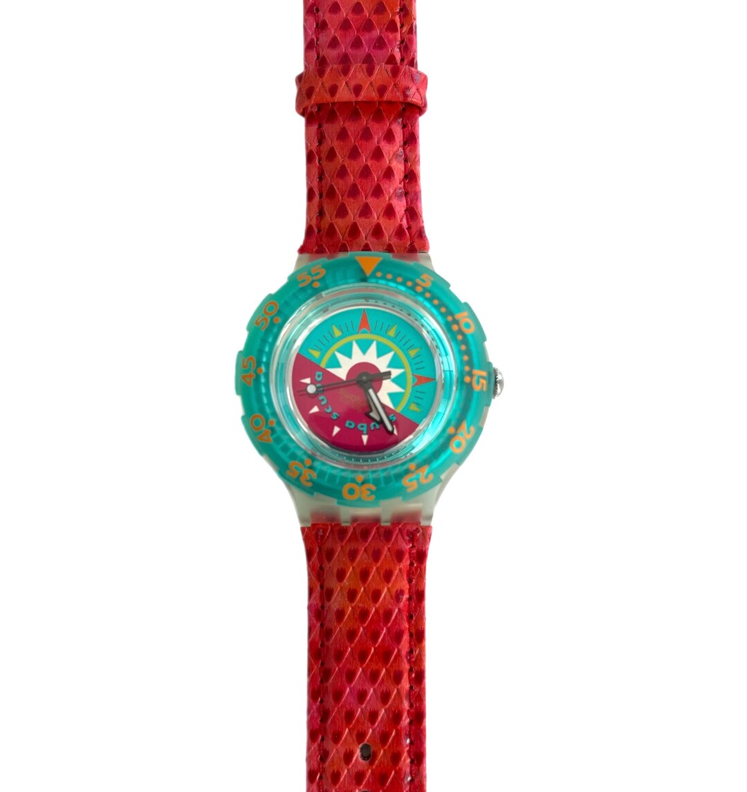 Vintage 1993 Swatch Scuba 200 TIPPING COMPASS SDK111 - Unworn and Mint ...
