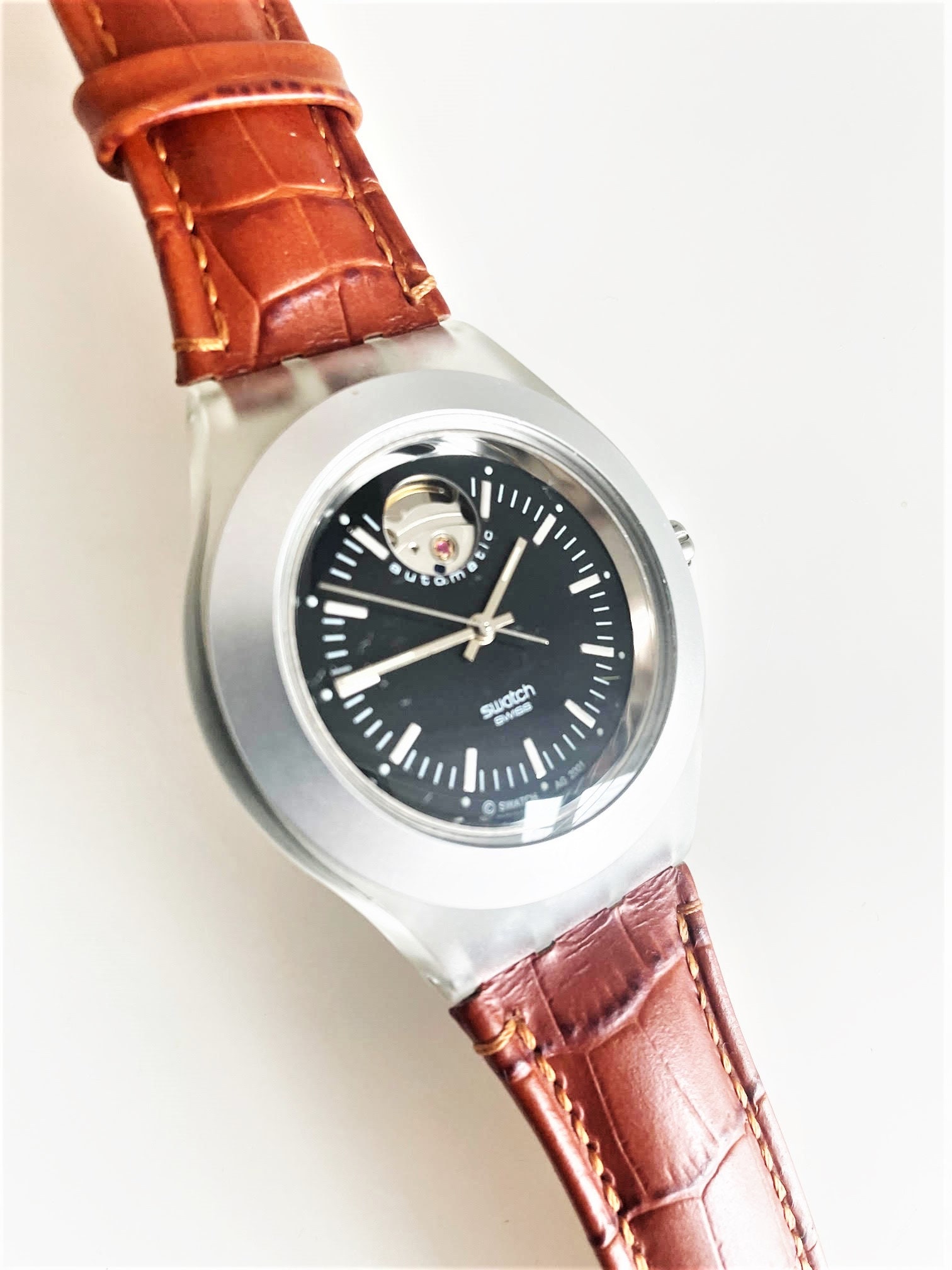 NUEVO : Swatch Irony Diaphane Automatic GRAVITATION SVDK1001 - Etsy México