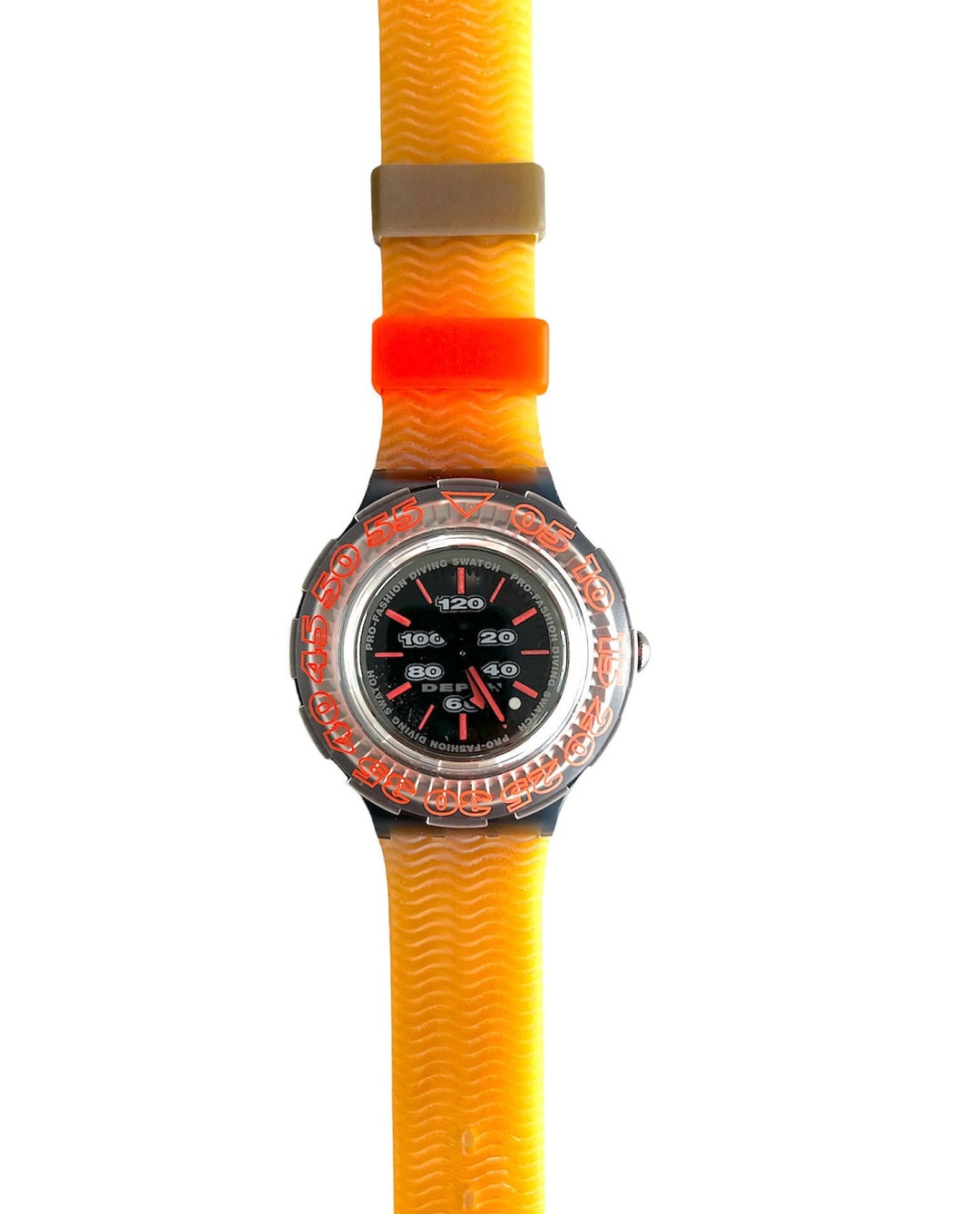 Vintage 1994 Swatch Scuba 200 MORGAN SDM102 - Unworn Mint Condition ...