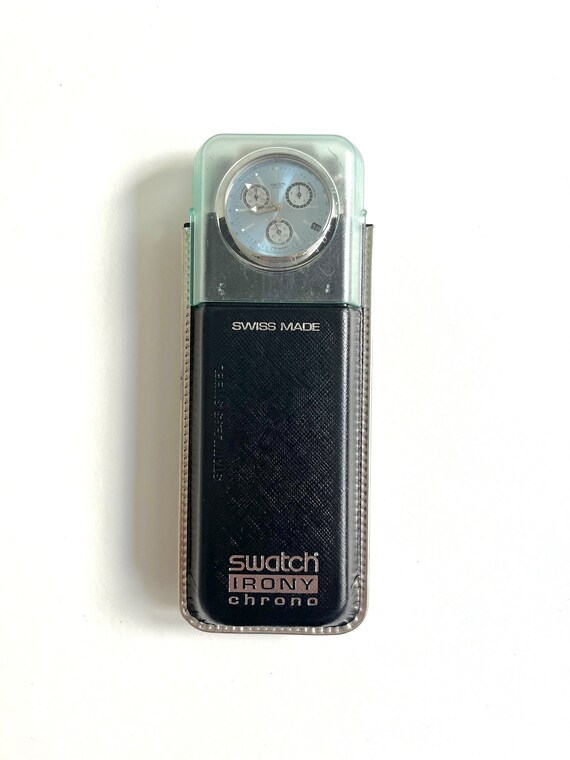 Vintage 1998 Swatch Irony Chrono WHEELING YCS408 - ab… - Gem