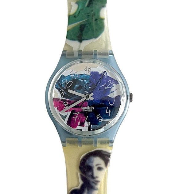Vintage 1992 Swatch Gent PHOTOSHOOTING GN122 - unworn… - Gem