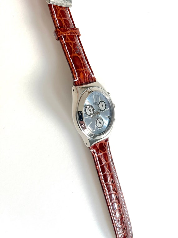 Vintage 1998 Swatch Irony Chrono WHEELING YCS408 - ab… - Gem