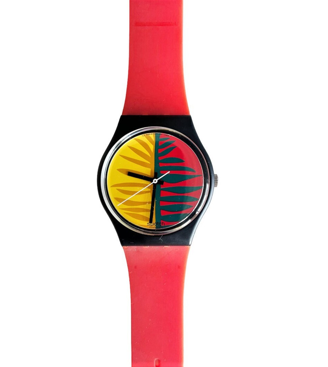 NEW in Box From 1987 Vintage Swatch Gent Standard WAIPITU GB113 Unworn Mint Condition Running ...