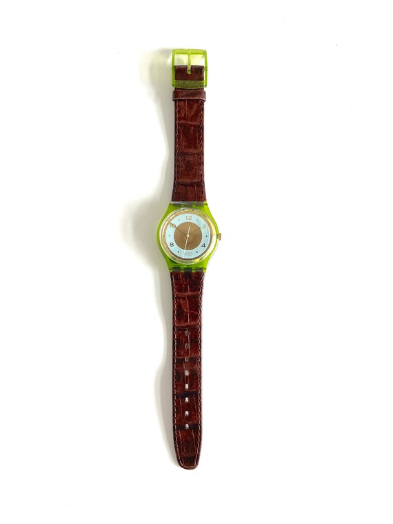 NEW in box vintage Swatch 1991 Gent Standard GALLERIA… - Gem