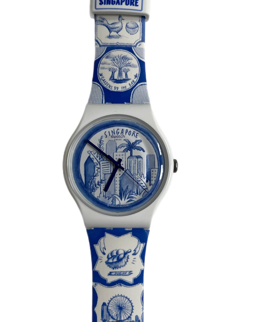 New in Box Swatch New Gent SINGAPORE TALE SUOZ296 Destination Special ...