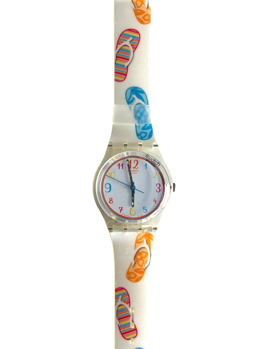NEW: Swatch Gent SANDY SHOES Ge205std New in Box Unworn New Battery ...