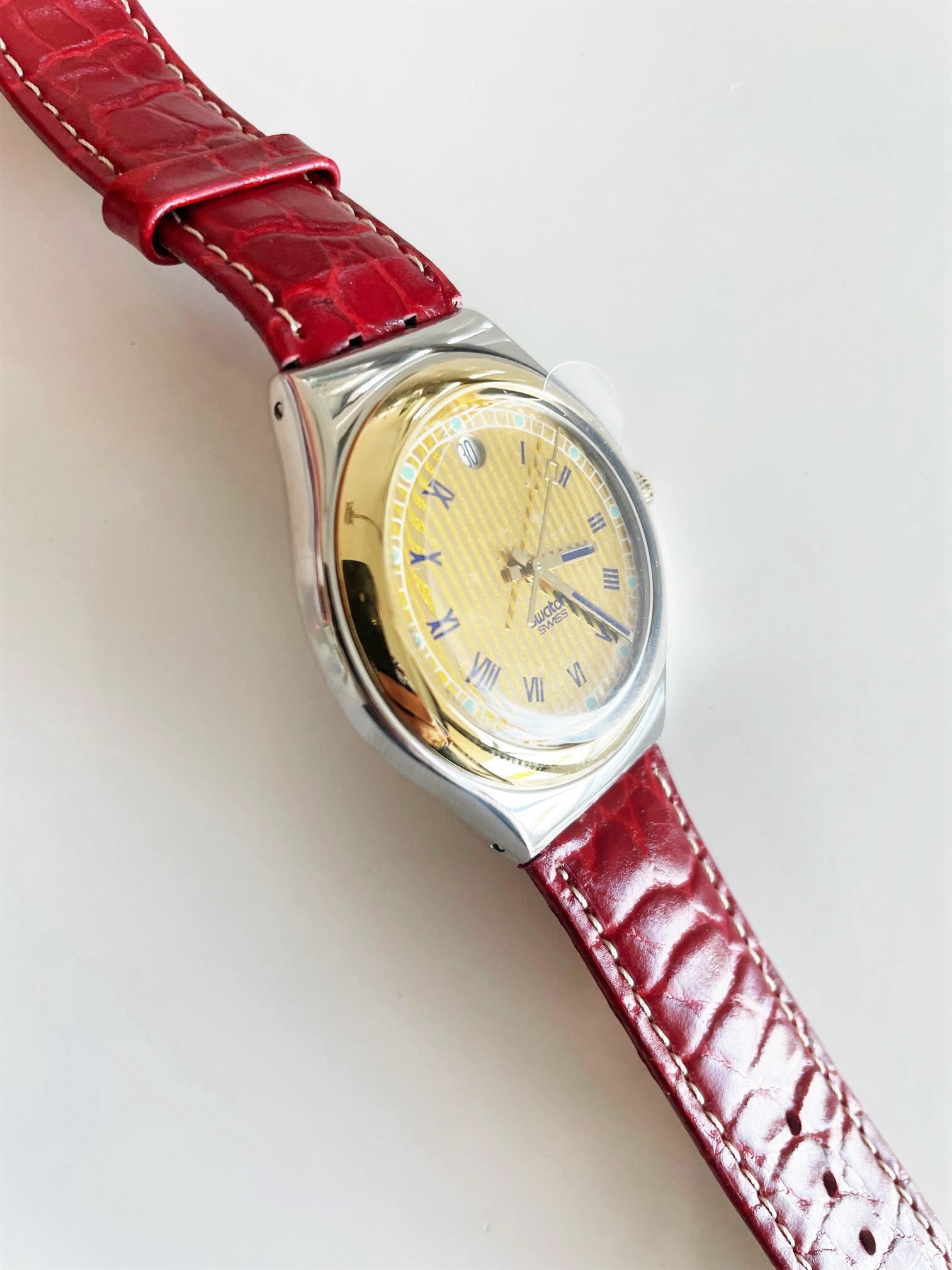 NEU : Vintage Swatch Irony Big CROWNED HEAD YGS402 | Etsy