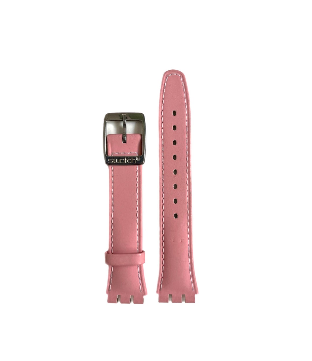 NEW : Swatch Vintage Pink Leather 17mm Replacement Strap - Band ...