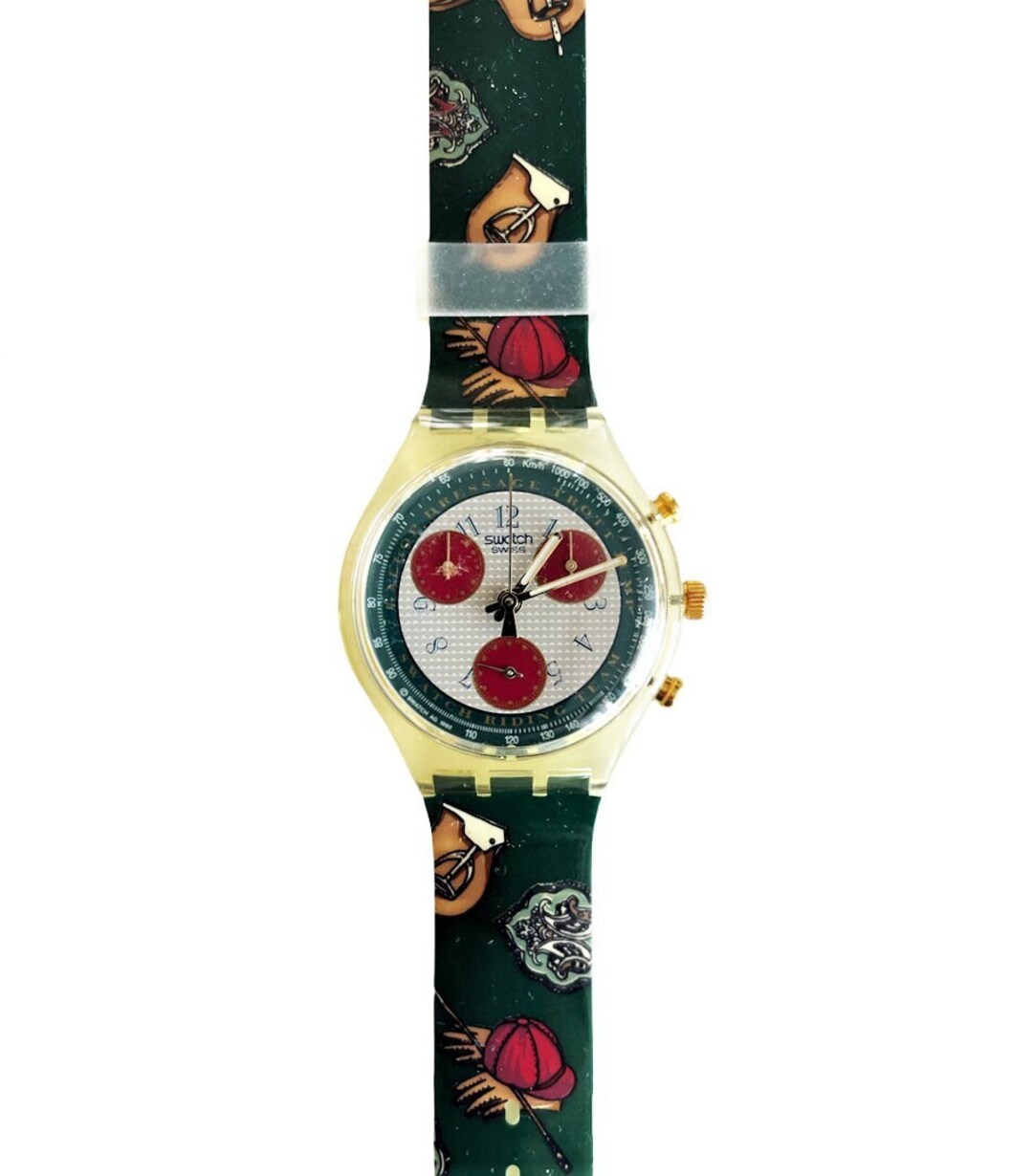 Vintage 1993 Swatch Chrono Riding Star SCK102 Unworn New in Original ...