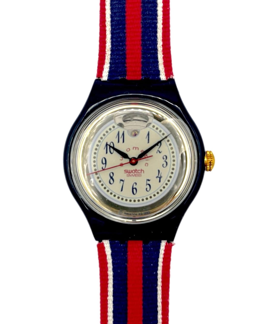 1994 Swatch Automatic TIME & STRIPES SAN105 - Unworn Mint Vintage ...