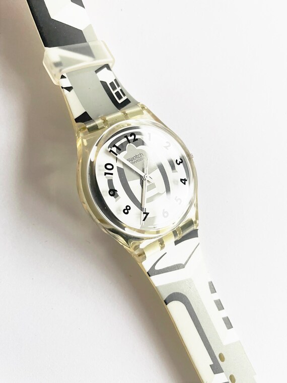 NEW : vintage Swatch 1993 Gent Standard PERSPECTIVE G… - Gem