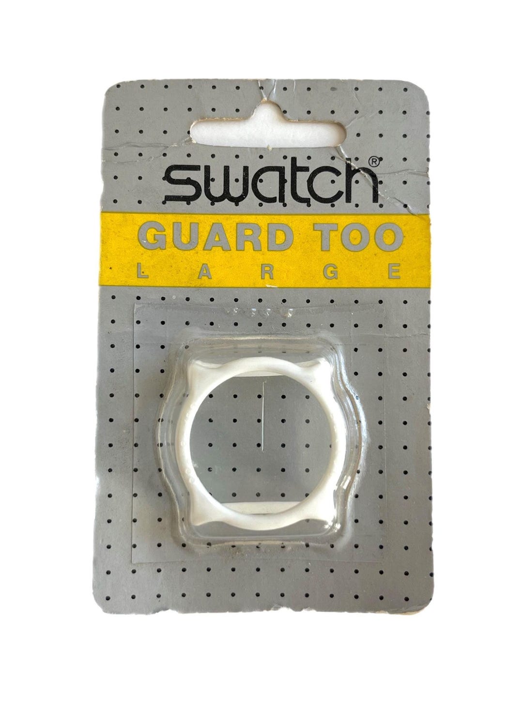 Vintage White Original Swatch GUARD TOO for 34mm Dial Watches New in ...