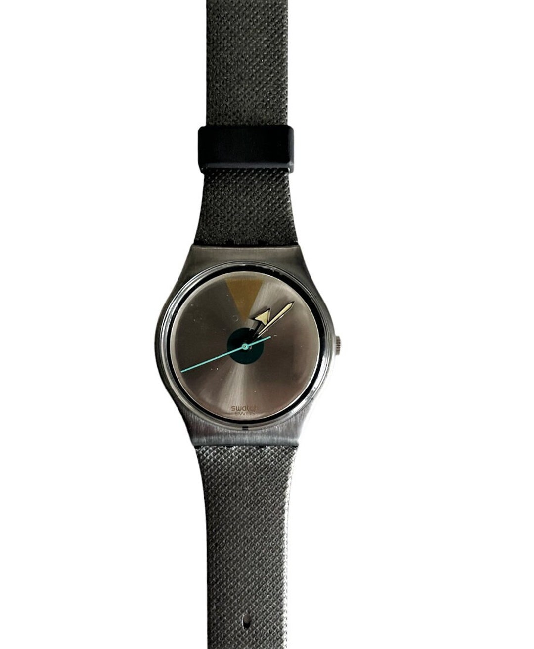 NEW in Box Rare 1989 Vintage Swatch Gent GLOWING ARROW GX109 Unworn Mint Condition Running With ...