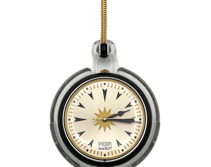 Vintage 1995 Swatch Pop Pocket Watch Sun in the Pocket PPB103 - Unworn ...