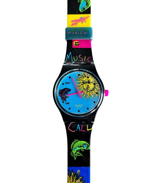 New: Vintage 1993 Swatch Musicall EUROPE IN CONCERT SLB101 - Etsy