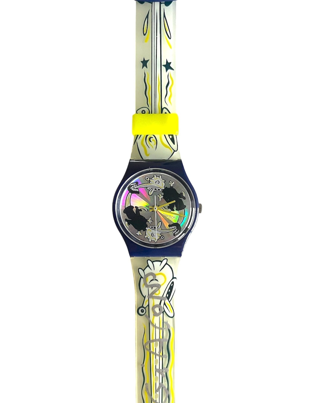 Vintage Swatch Special Gent Comic Hour Drawing Set TWITCH TWINS GN168 ...