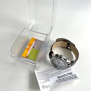 Vintage Swatch Irony Retrograde Chrono COLD HOUR YRS403 Unworn Mint ...