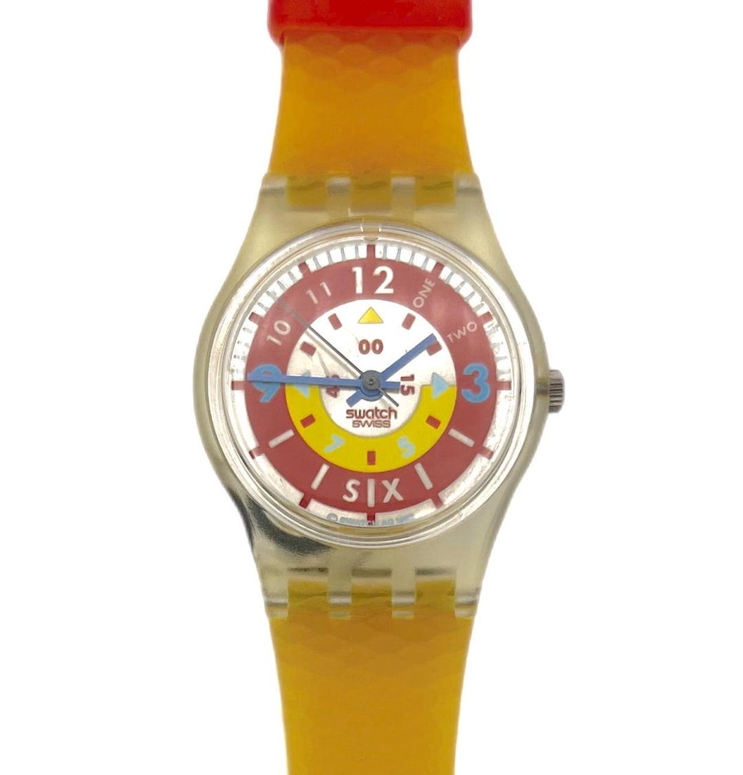 Vintage 1993 Swatch Lady HIELO LK146 - Unworn Mint Condition - Running ...