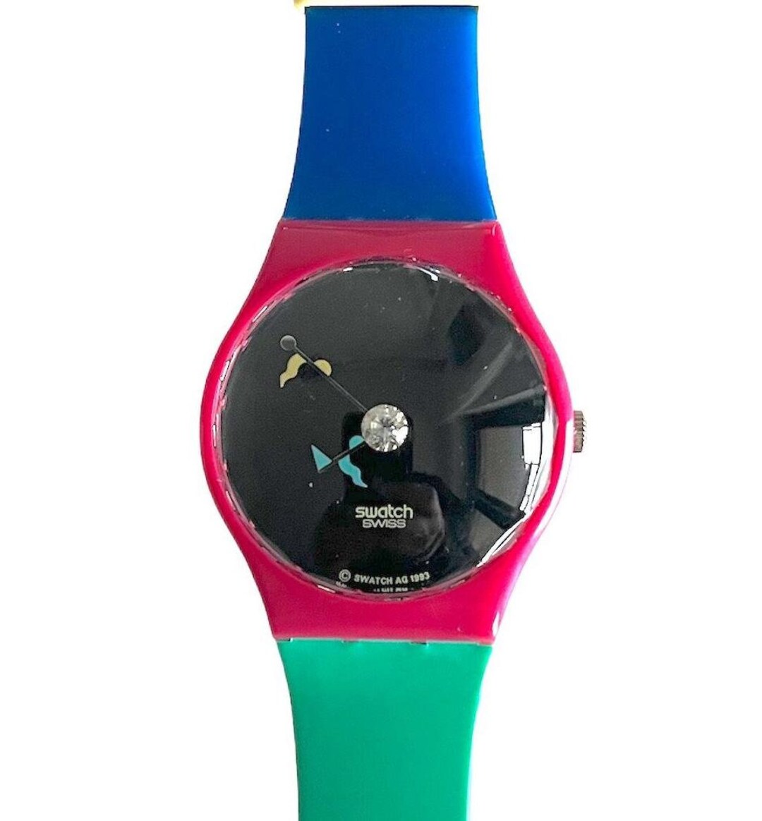 Vintage 1994 Swatch Collectors Club Special CRYSTAL SURPRISE GZ129 ...