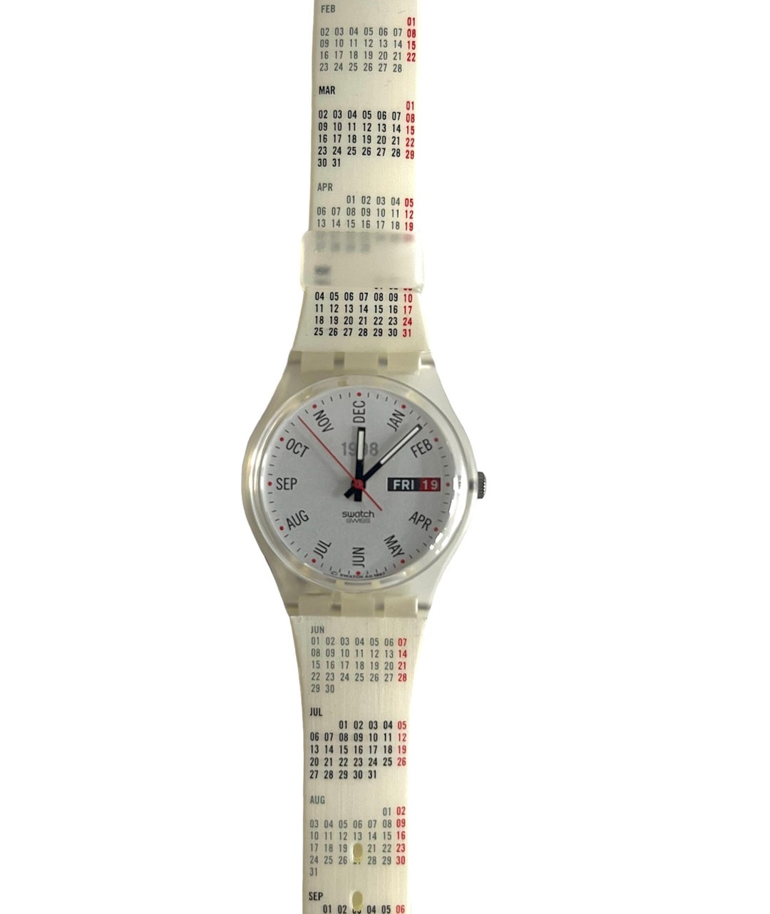 NEW in Box Vintage 1998 Swatch Gent CALENDARIUM GK726 Unworn Mint ...