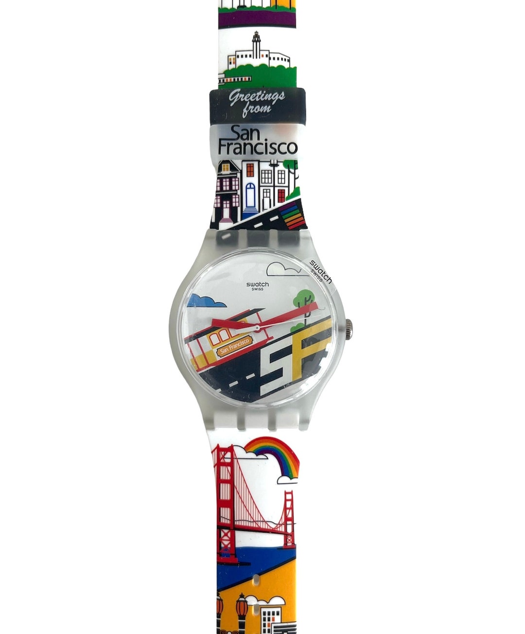 New Unworn Swatch New Gent GATES OF LOVE SO29Z103 San Francisco ...