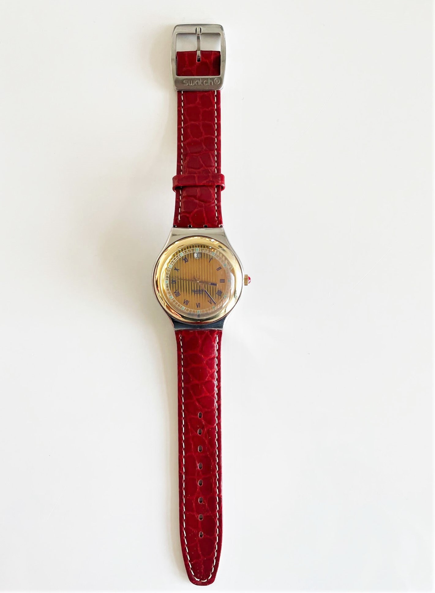 NEU : Vintage Swatch Irony Big CROWNED HEAD YGS402 | Etsy