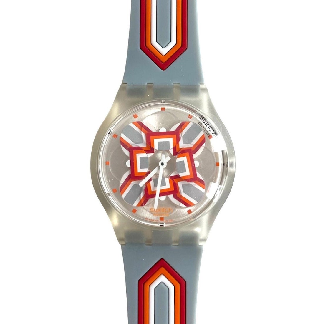 Vintage Swatch Puzzle Motion MOVING FLOWER SUPK100 Unworn in Mint ...