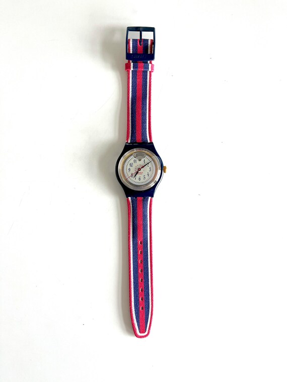 NEW : vintage Swatch Automatic TIME & STRIPES SAN105 … - Gem