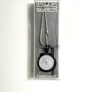 Vintage 1994 Swatch Pop Pocket Watch MEMENTO PPB101 Mint Condition New ...