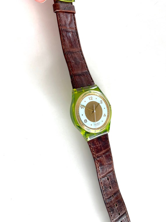 NEW in box vintage Swatch 1991 Gent Standard GALLERIA… - Gem