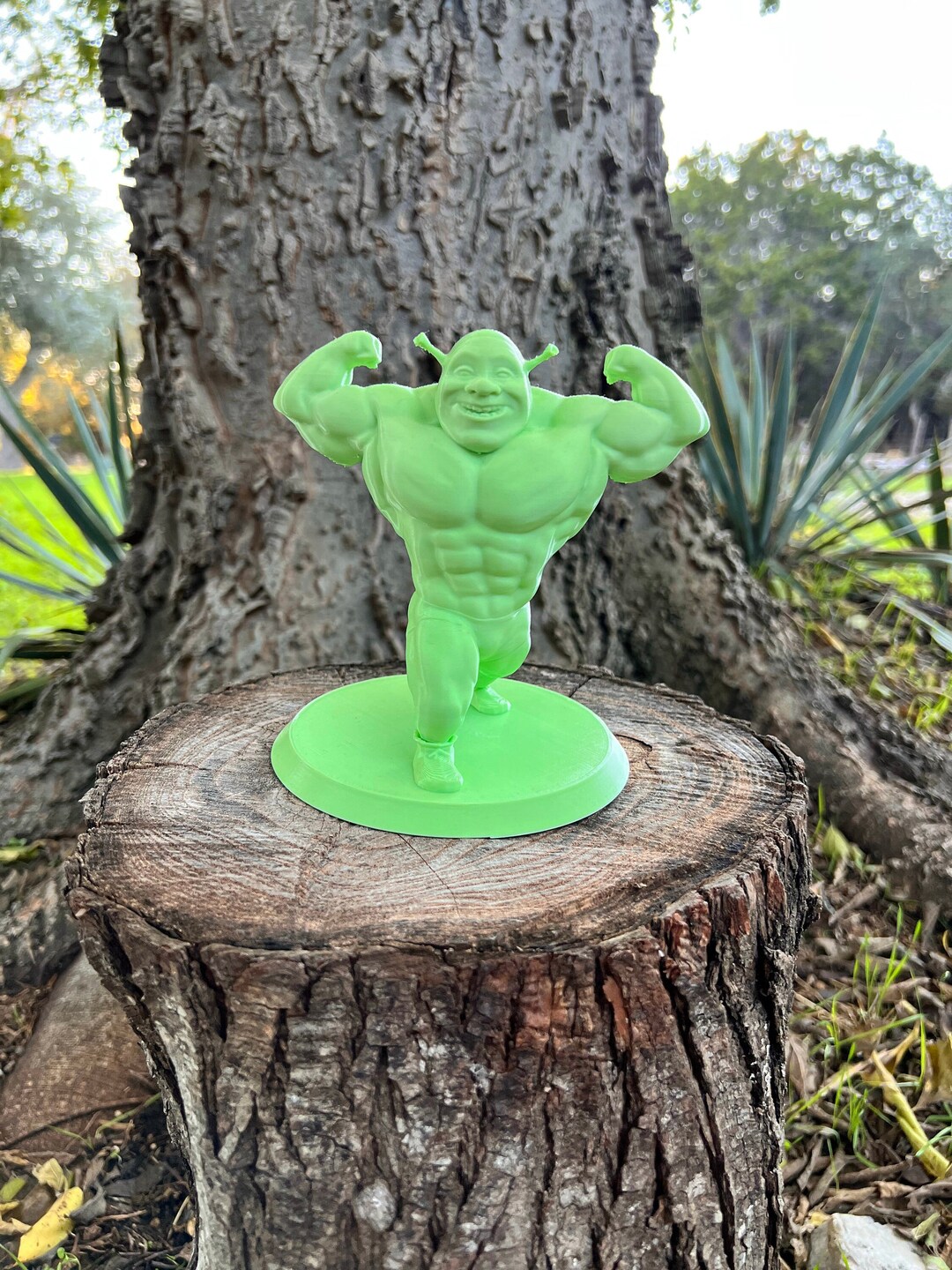 Ultra SWOLE Shrek Shrek Statue Shrek Figurine Shrek Decor - Etsy