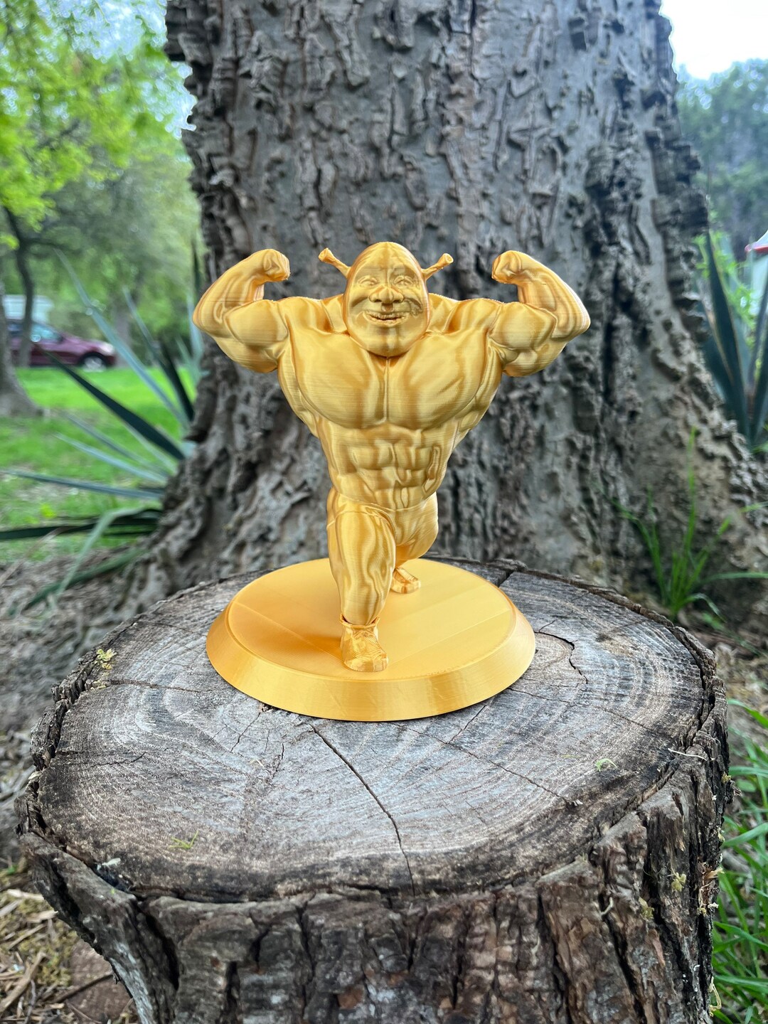 Ultra SWOLE Shrek, Shrek Statue, Shrek Figurine, Shrek Decor, GAG Gift ...