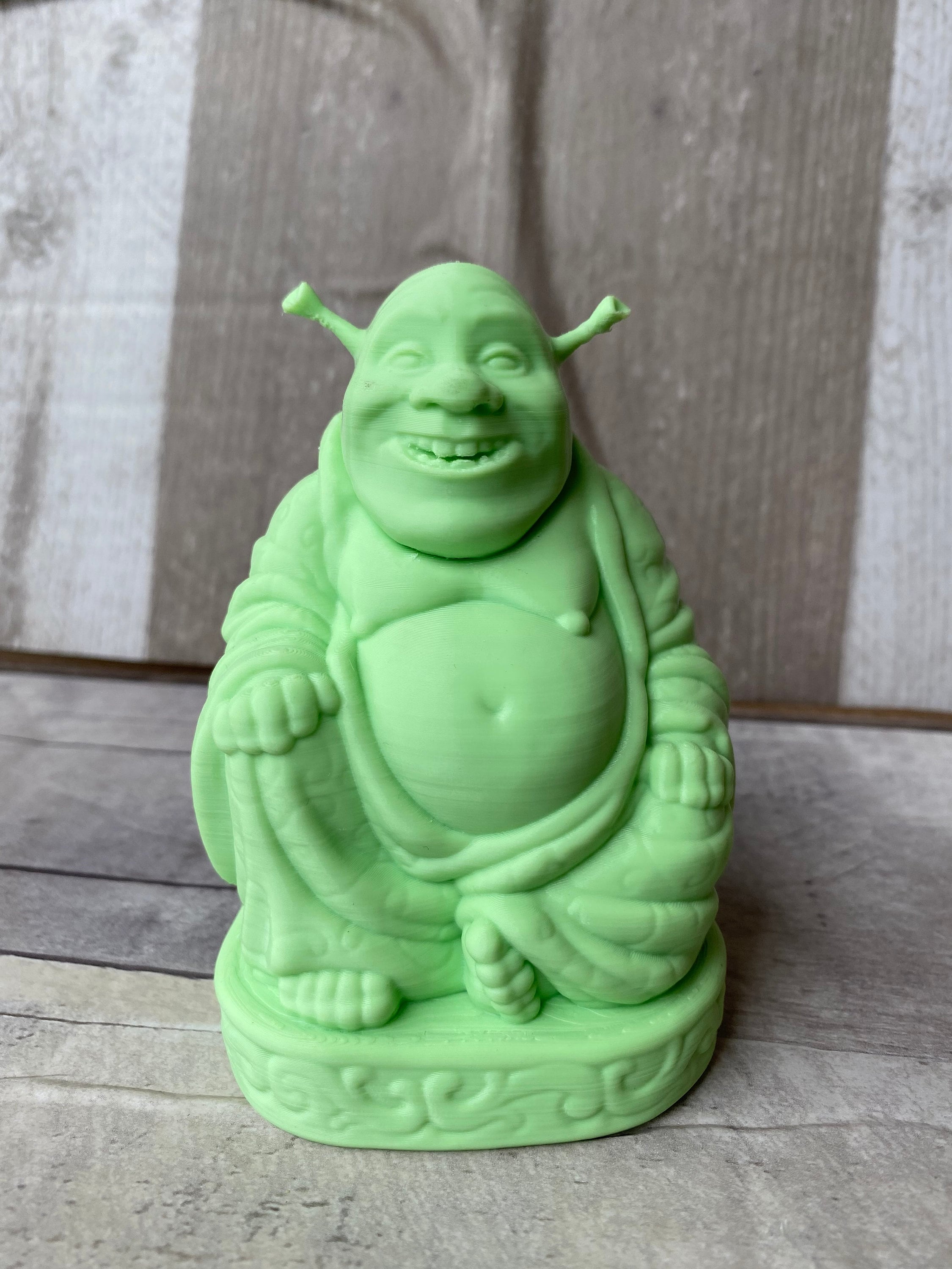 Shrek Buddha Statue 3D Printed Home Decor Desk Ornament | Etsy