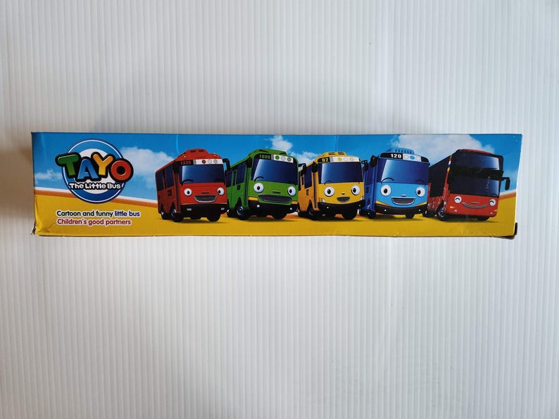 TAYO the Little Bus 7CM + Friends Pull Back Toys 4pcs the Little Blue ...