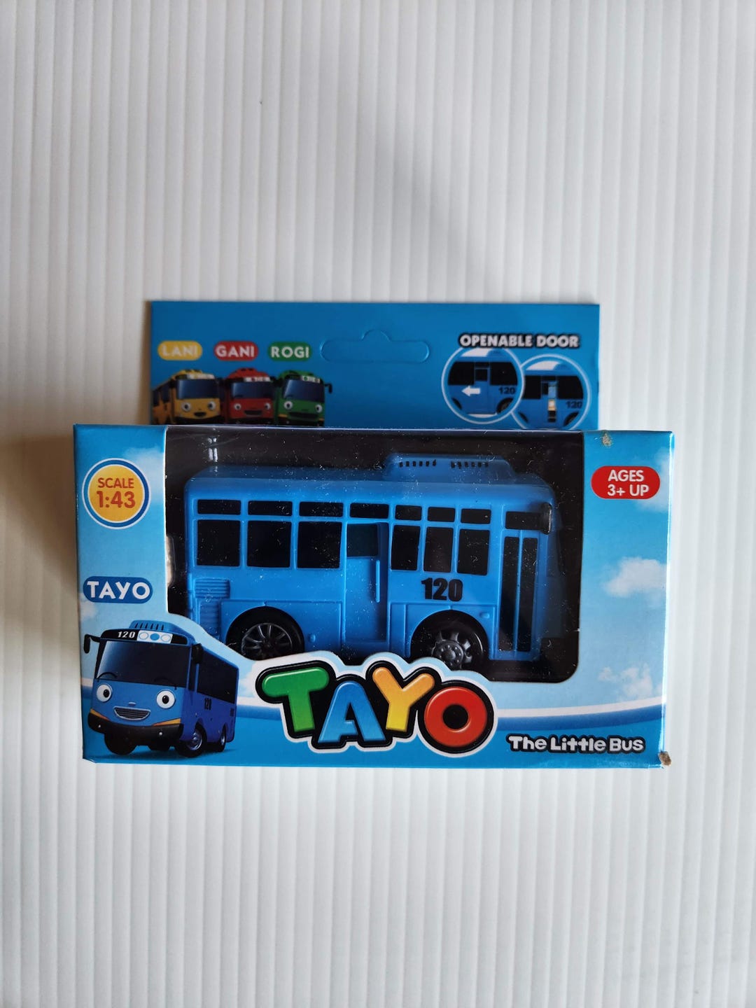 The Little Bus TAYO Main Diecast Toy Car Original TAYO Model Blue 9CM ...