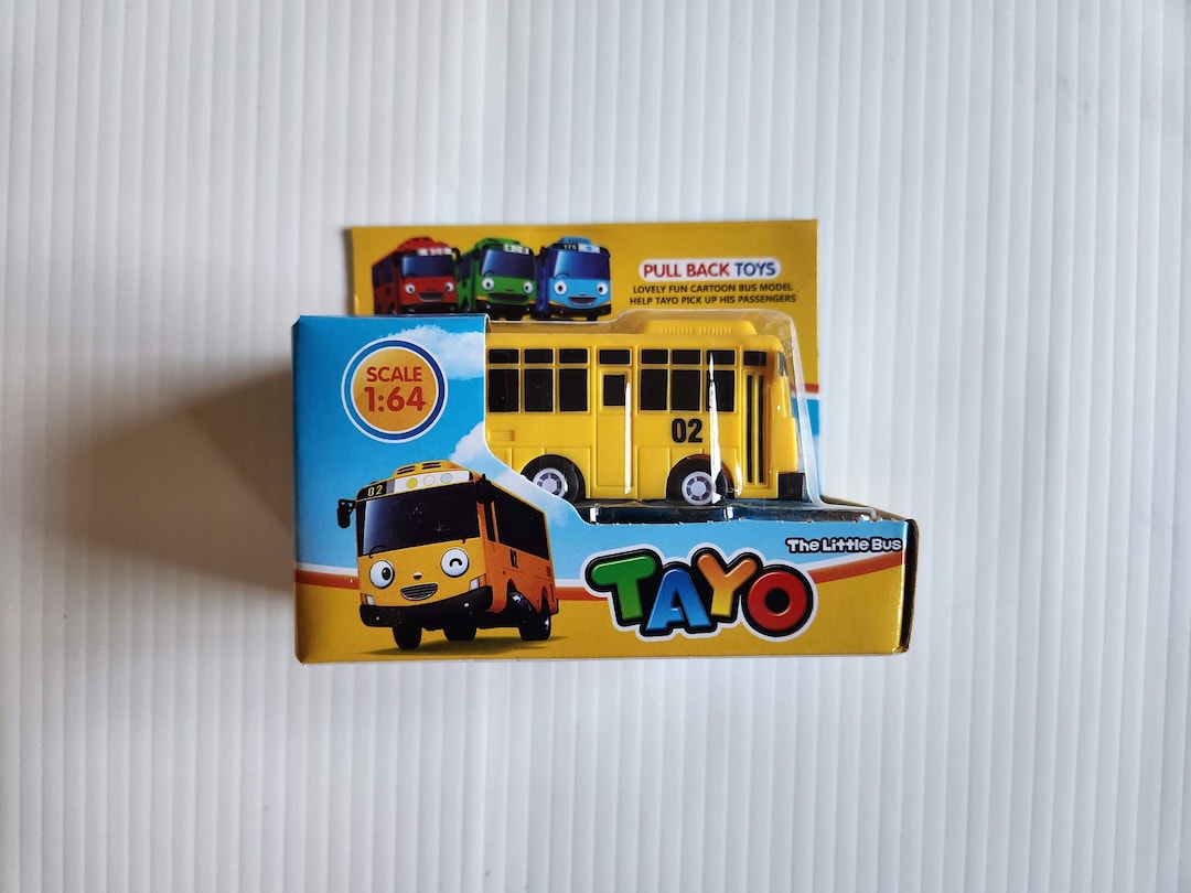 The Little Bus TAYO Main Diecast Toy Car Original TAYO Model Blue 7CM ...