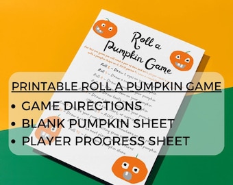 Halloween Pumpkin Kids Game: Roll A Pumpkin, Kid's Fall Pumpkin ...