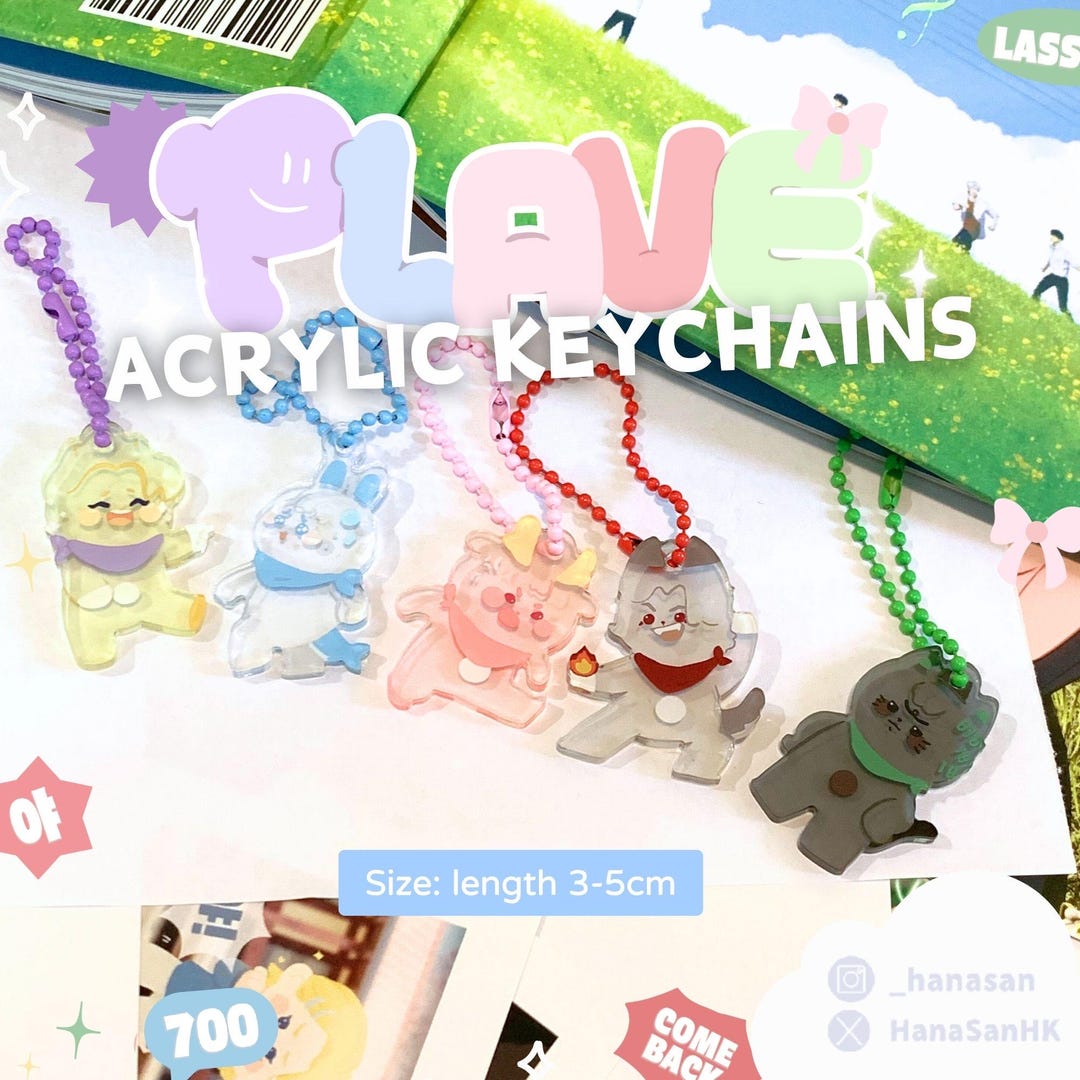 PLAVE Fanart Acrylic Keychain PLAVE Inspired Keychains Noah Yejun Bamby ...
