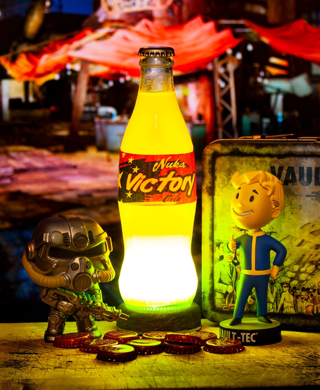 Nuka Cola Victory Glowing Glass Bottle From Fallout - Etsy