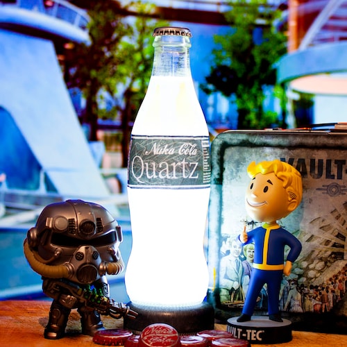 Nuka Cola Quantum Glowing Glass Bottle From Fallout - Etsy