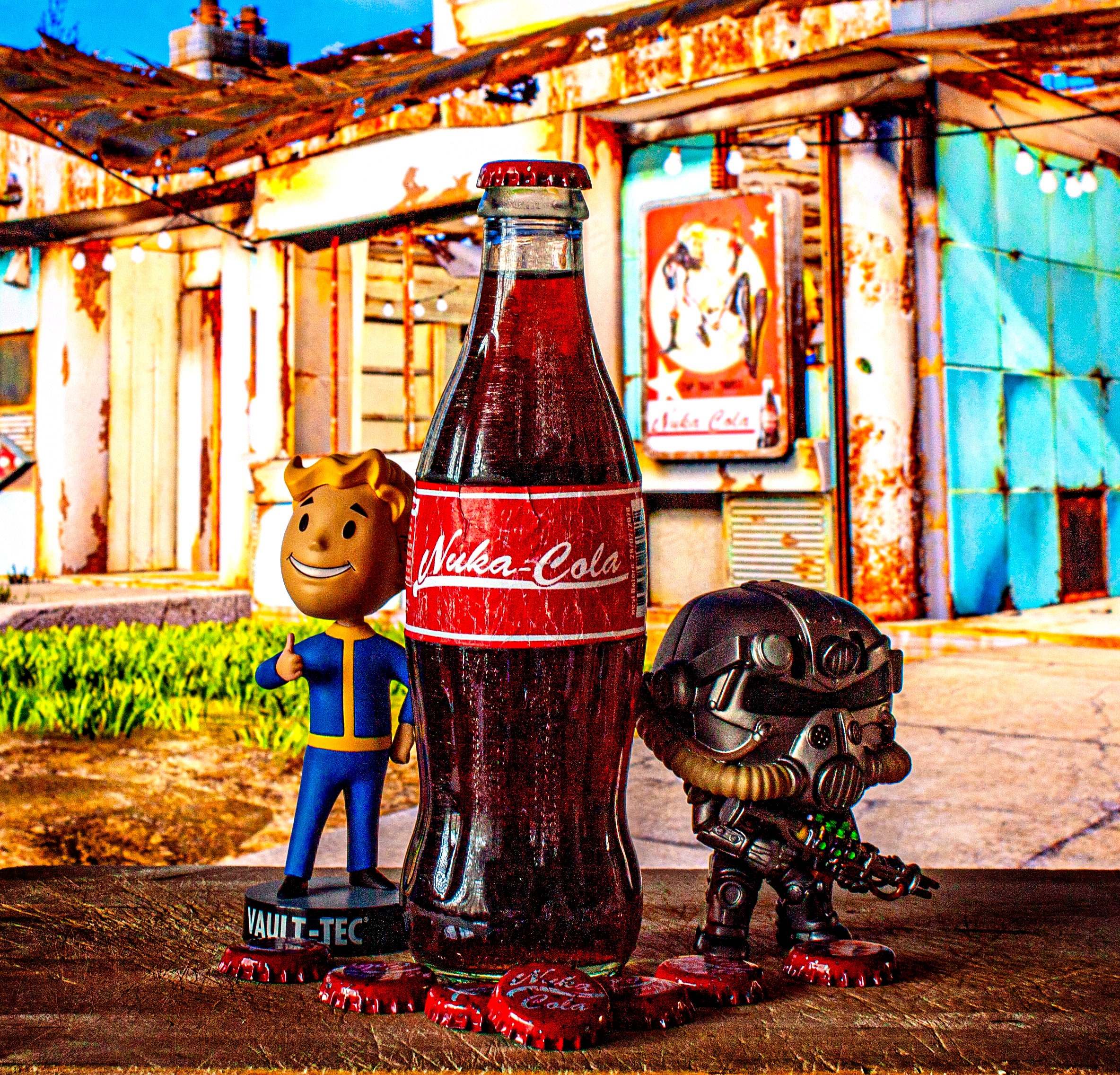 Nuka Cola Glass Bottle Label