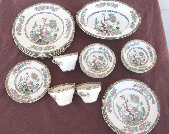 Indian Tree by Myott Staffordshire England, Vintage 29 Piece Set ...