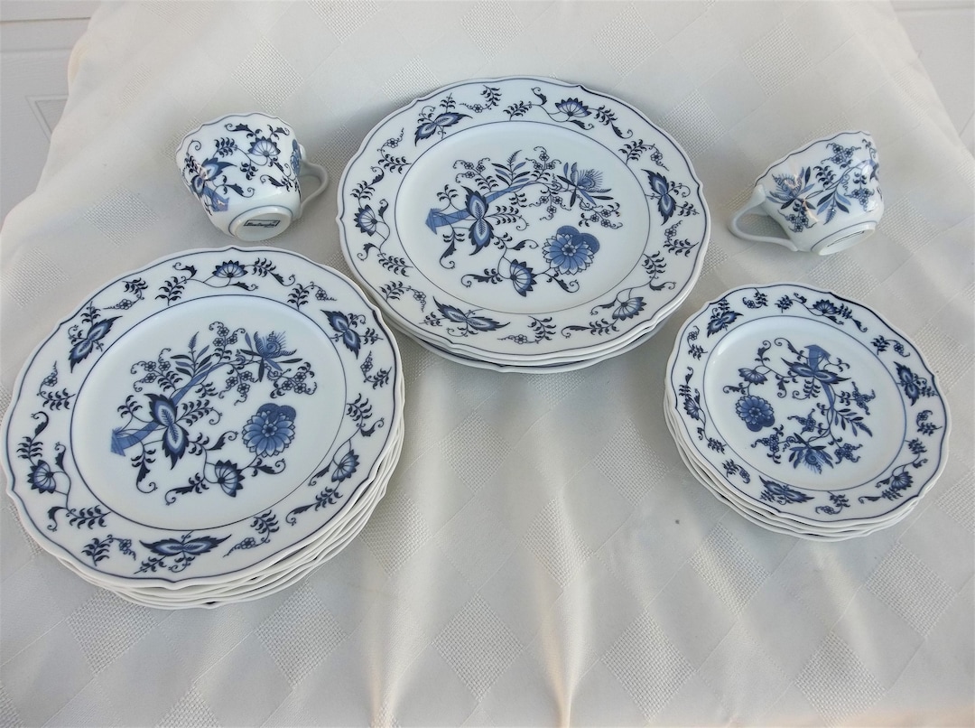 Blue Danube China, Vintage 15 Piece Set, Made in Japan, Excellent ...